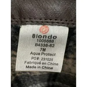 Blondo | Shoes | Blondo Chocolate Brown Leather Riding Kneehigh Block ...